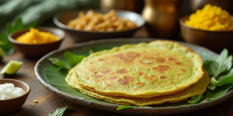 Pesarattu Dosa Recipe – Healthy, Crispy, High-Protein South Indian Delight